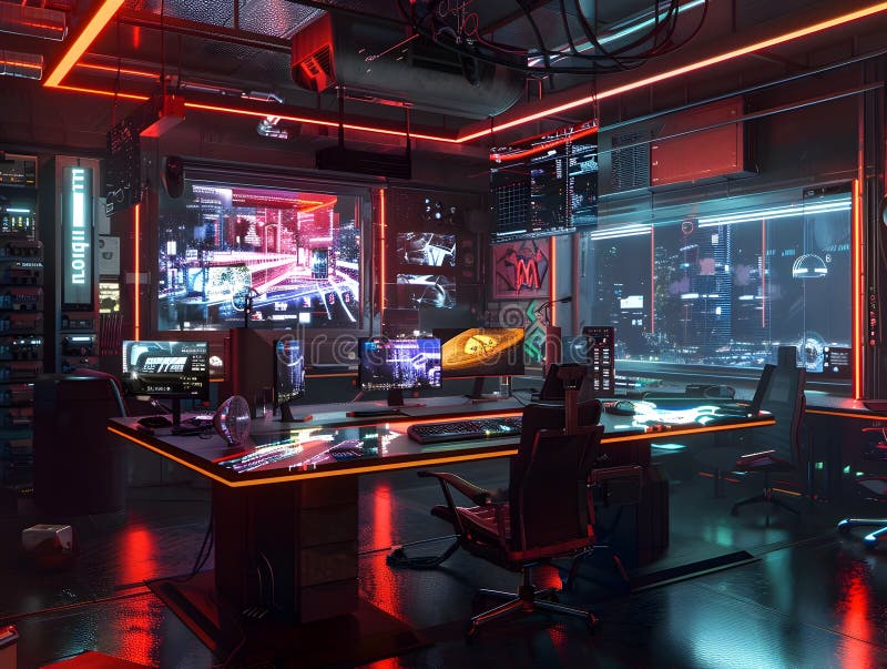 Sleek Augmented Reality Design Studio with Interactive Digital Tools ...