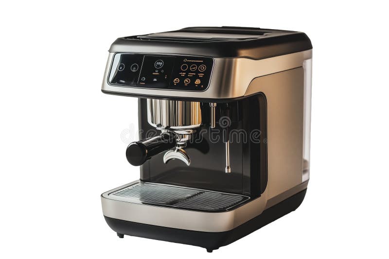 A Sleek Automatic Coffee Machine Brews a Rich Cup of Coffee in a Cozy ...