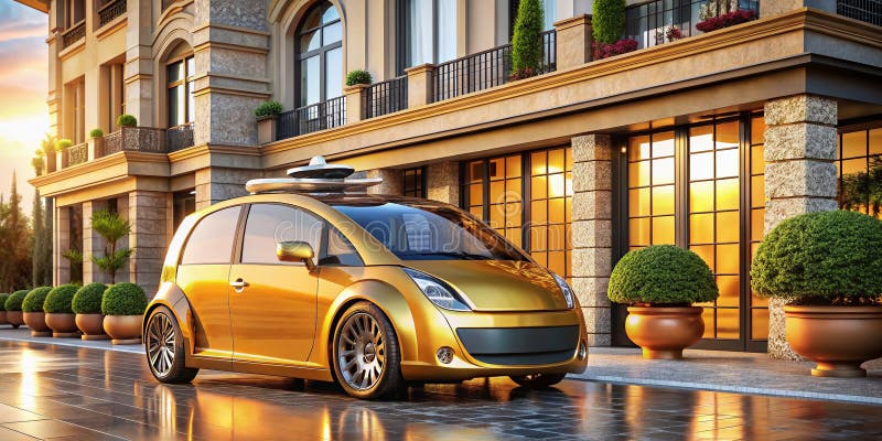 Sleek Autonomous Hotel Shuttle a Glimpse into the Future of Luxury ...