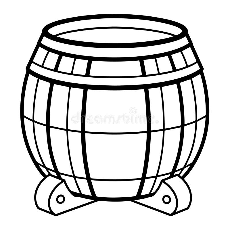 Barrel Outline Stock Illustrations – 30,222 Barrel Outline Stock ...