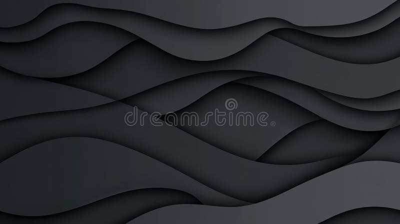 A Sleek Black Abstract Background Featuring a Modern Cartoon Texture ...