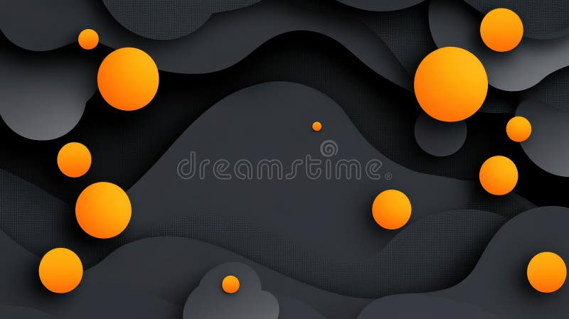 A Sleek Black Abstract Background Featuring a Modern Cartoon Texture ...