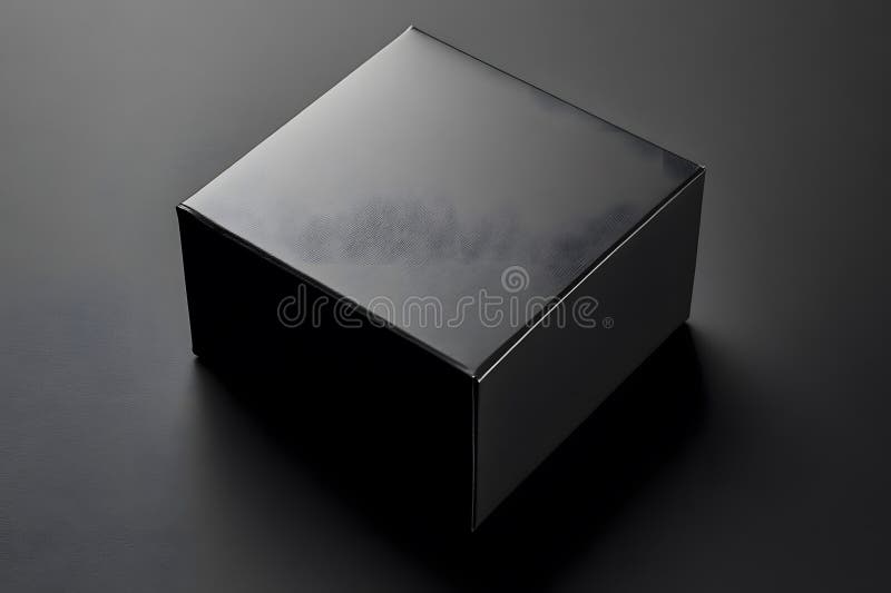 Sleek Black Box, Design Aesthetics of a Simple Cube, Minimalist ...