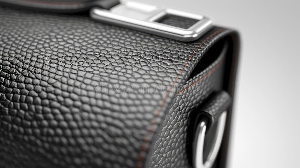 Sleek Black Briefcase Showcases a Modern, Professional Look, Combining ...