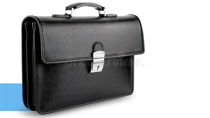 Sleek Black Briefcase Showcases a Modern, Professional Look, Combining ...