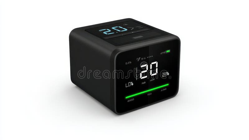 Modern Smart Home Device stock illustration. Illustration of cube ...