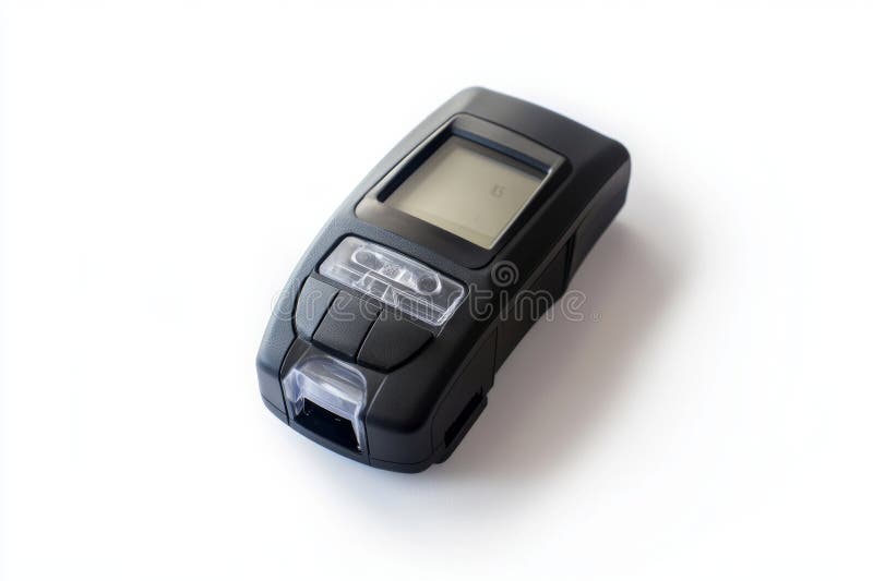This is a Sleek Black Device with a Digital Display. Its Compact Design ...