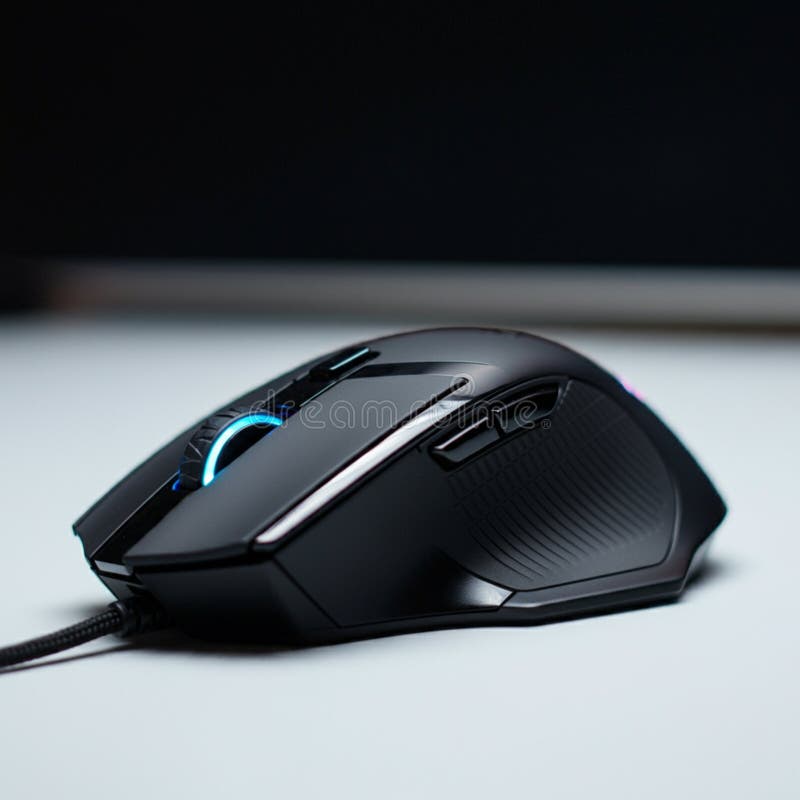 Ergonomic Wireless Mouse on a Desk – Technology and Productivity ...