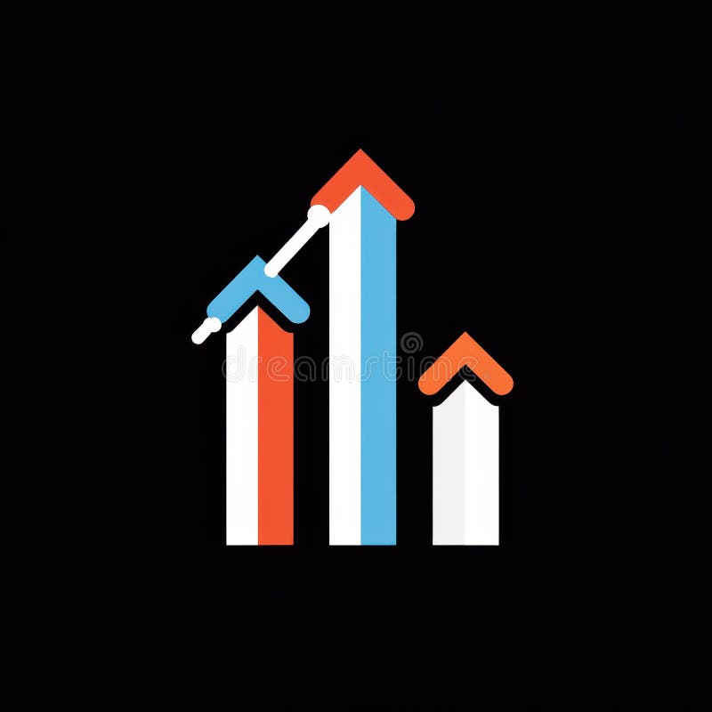 A Sleek Black Graph Displays a Rising Trend, Representing Improved ...