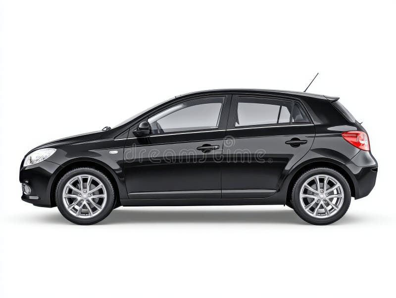Sleek Black Hatchback Car Stock Illustrations – 381 Sleek Black ...