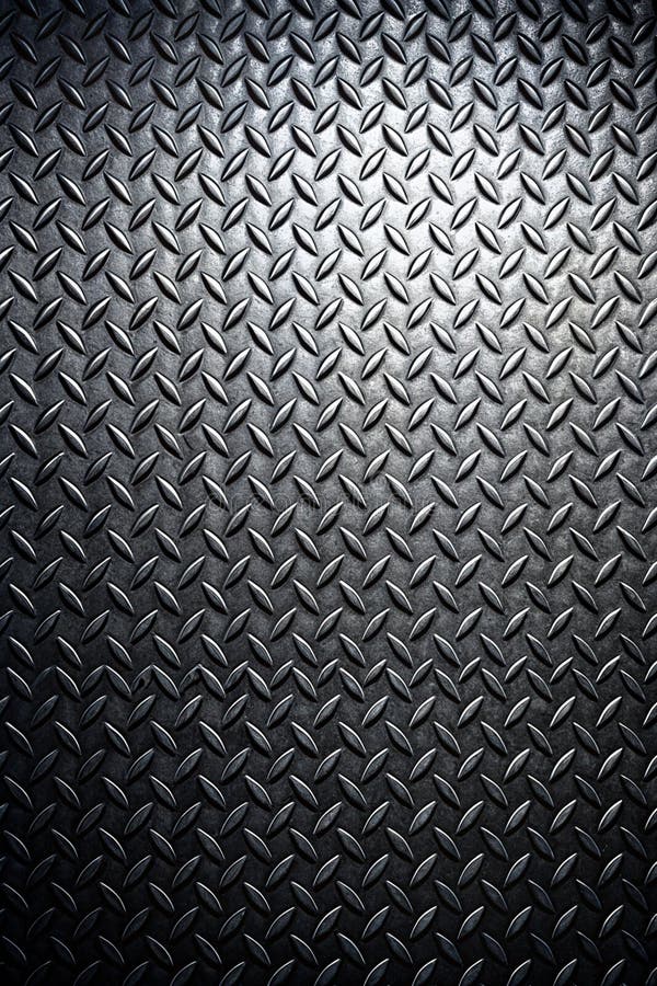 Panoramic Black Metal Texture Background Stock Illustration ...