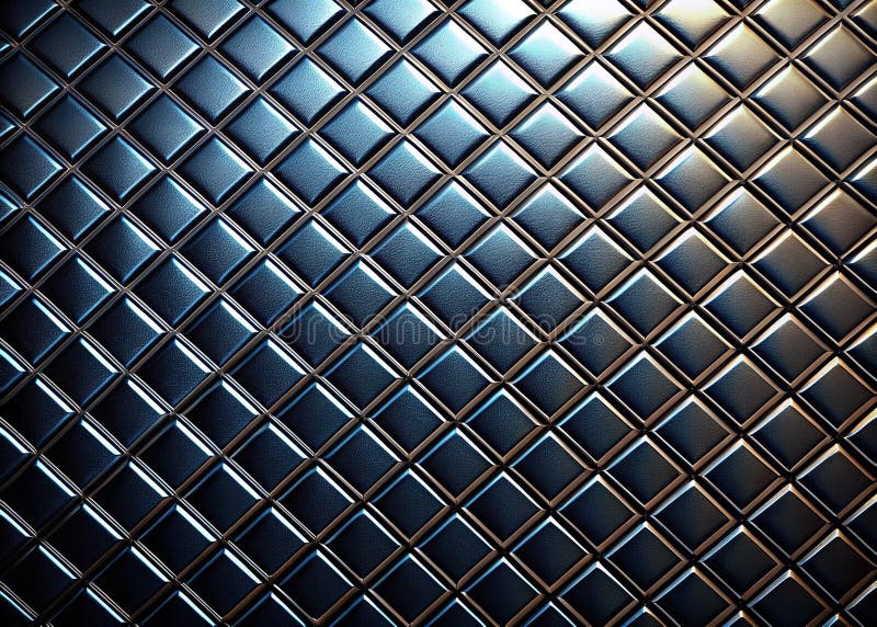 Sleek Black Metallic Rhombus Grid a Modern Geometric Background for ...
