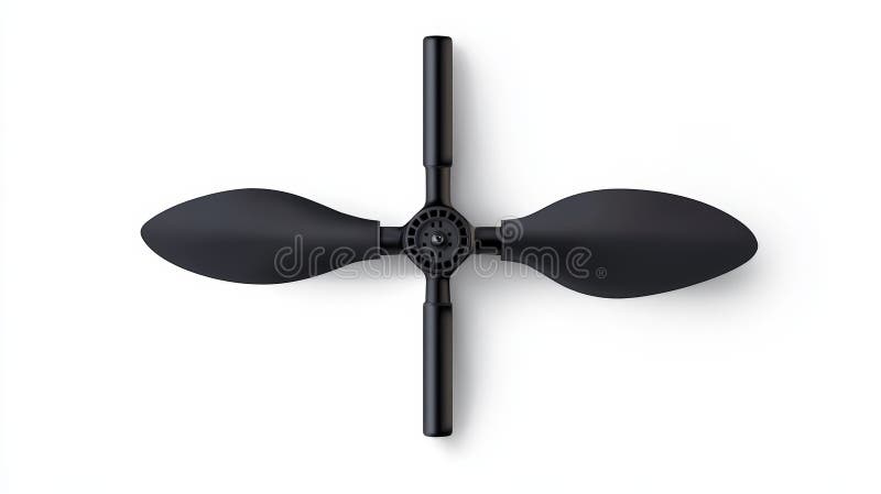 A Sleek Black Propeller Design Showcasing Modern Engineering and ...