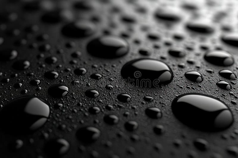 A Sleek Black Reflective Surface Creating a Modern Aesthetic for ...