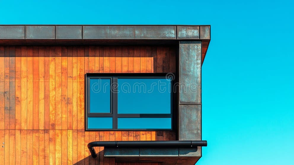 Sleek Black Roof Gutter and Downpipe System Blend Harmoniously with the ...