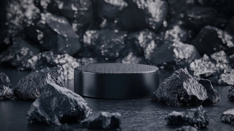 Natural Black Rocks Sleek Surface Stock Photos - Free & Royalty-Free ...