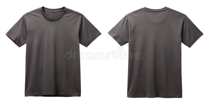 Sleek Black T-Shirt Mockup Trio Front, Side, and Back Views Stock ...