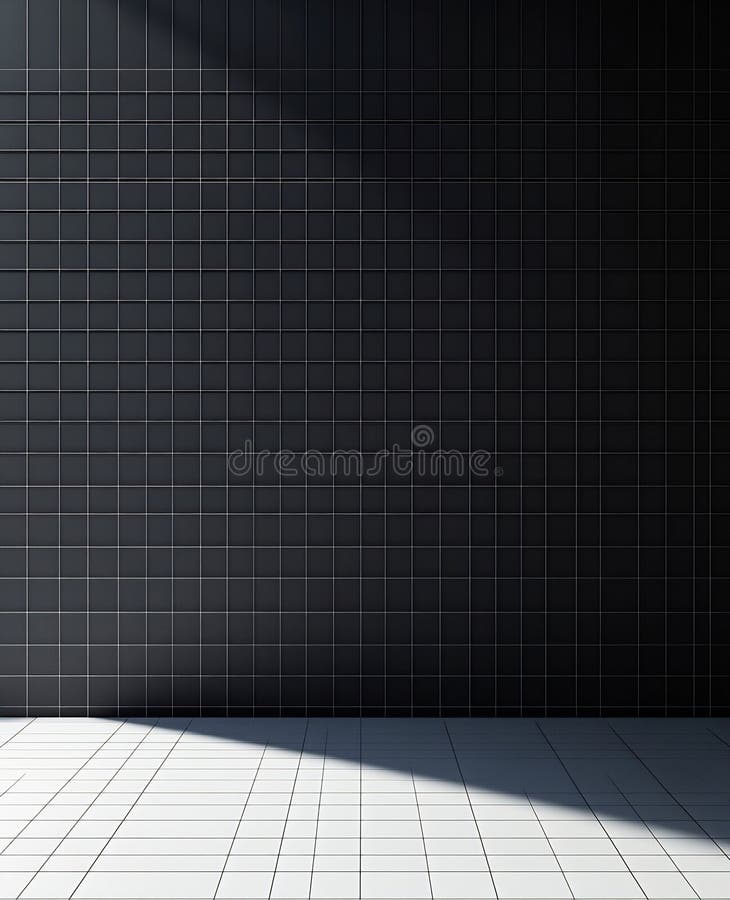 Modern Interior Subtle Black Wall Texture Ambient Lighting Stock Photos ...