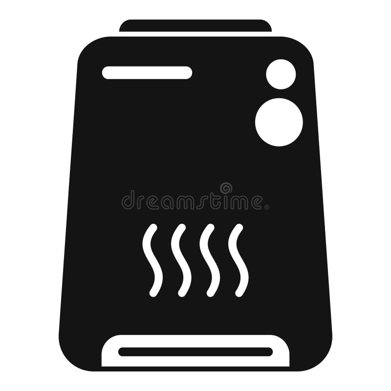 Space Heater Icon Vector Illustration Stock Vector - Illustration of ...