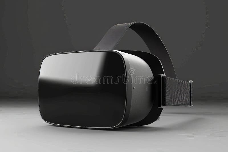 The Cosmic Portal a Black Virtual Reality Odyssey Stock Illustration ...