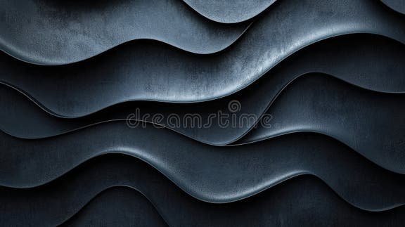 Sleek Black Wave Pattern with Smooth Curves and Modern Design Elements ...