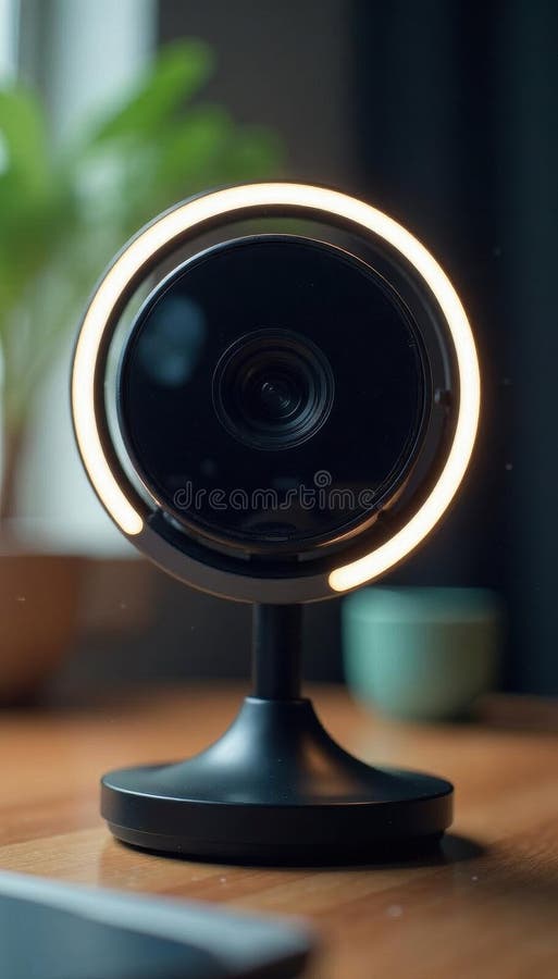 Sleek Black Webcam Circular Light Stock Illustrations – 15 Sleek Black ...