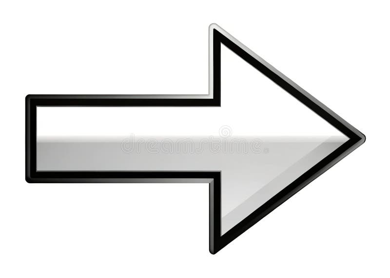 Downloadable Black and White Down Arrow Graphic Simple Clean and ...