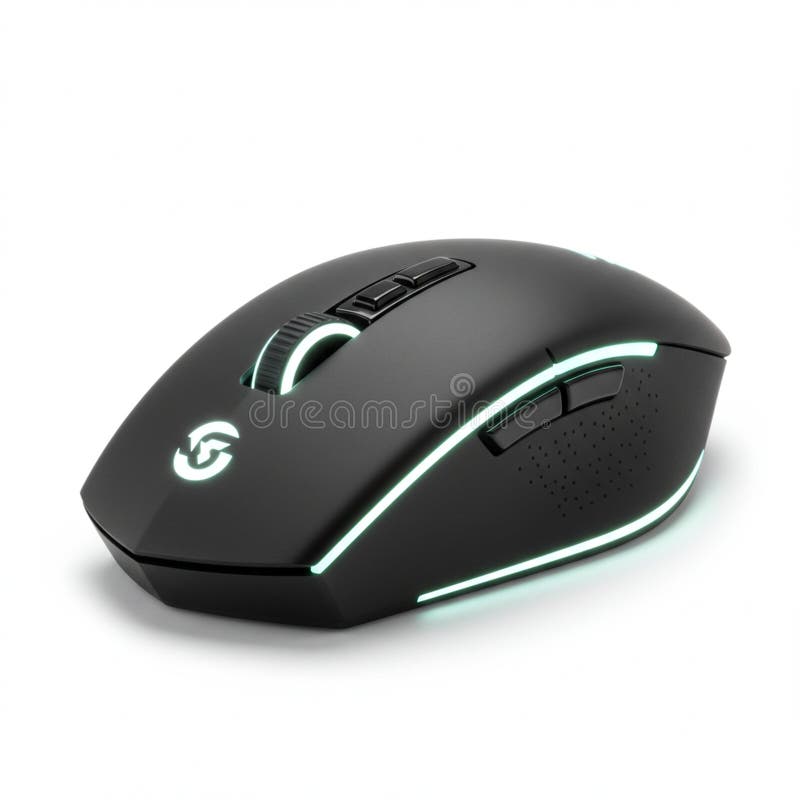 Sleek Black Wireless Gaming Mouse Featuring a Smooth, Matte Finish and ...