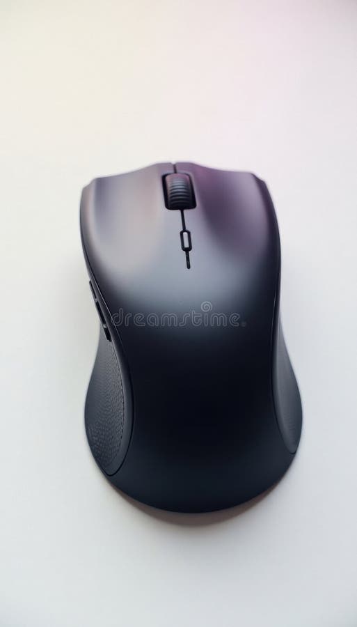 Sleek White Wireless Mouse Illustration Background Stock Photos - Free ...