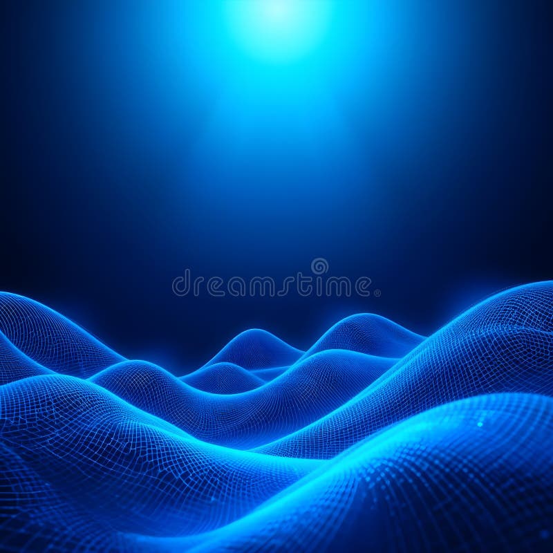 Sleek Blue Digital Gradient with Abstract Tech Patterns – High-Tech ...