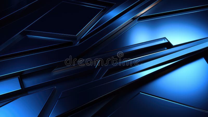 Sleek Blue Metallic Texture Stock Illustration - Illustration of smooth ...