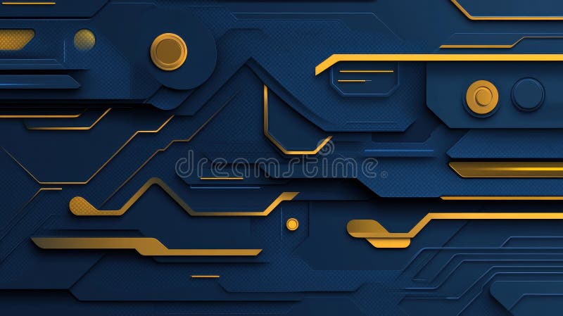 A Sleek Blue Tech Vector that Features Modern Textures and a Fun ...