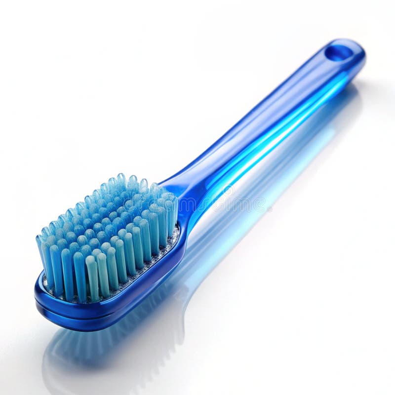 Sleek Blue Toothbrush Isolated on a Transparent Background Stock ...