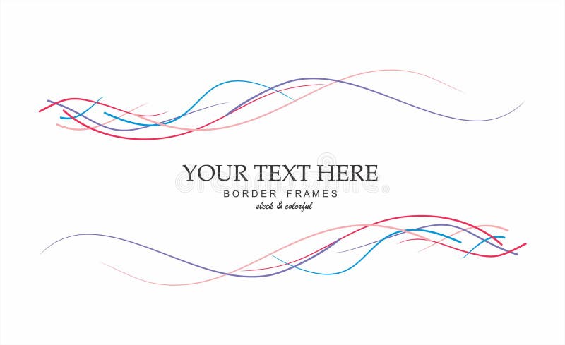 Sleek Border Frame Design Vector. Modern Frame Design. Decorative ...