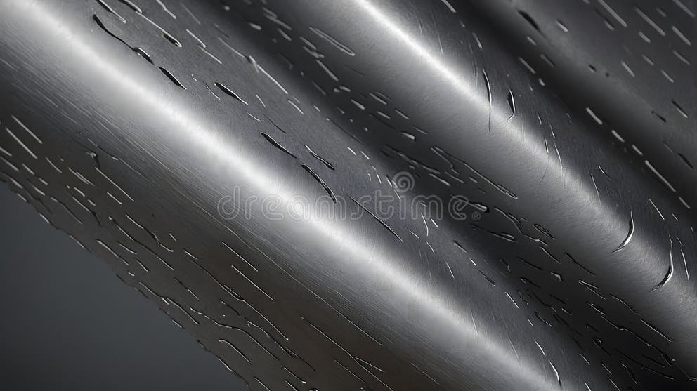 Sleek Brushed Steel Photoshop Texture with Reflective Light Stock Photo ...