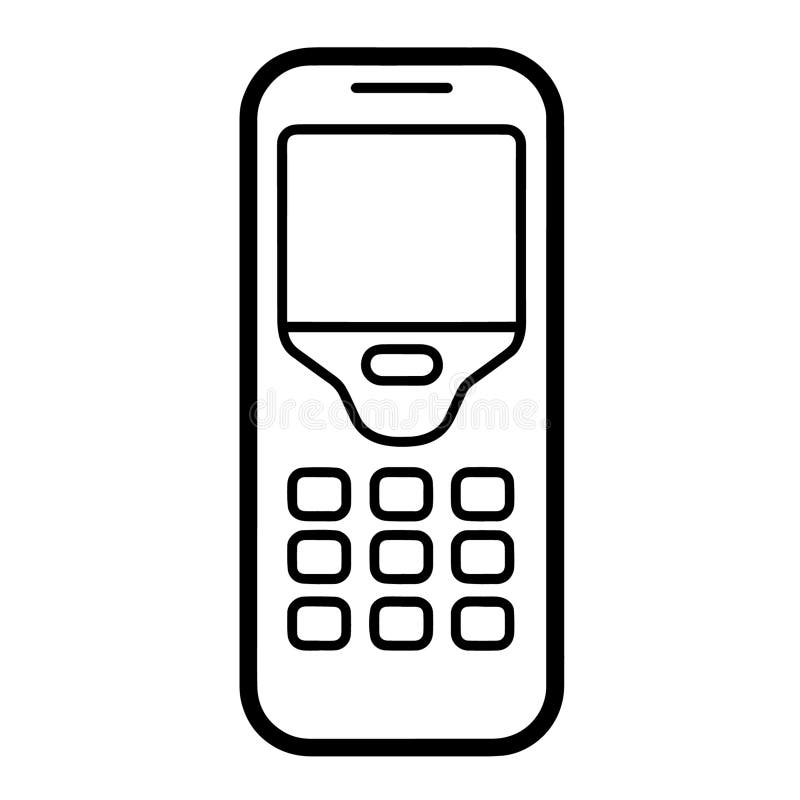 Cell Phone Outline Stock Illustrations – 27,306 Cell Phone Outline Stock Illustrations, Vectors ...