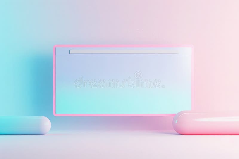 Minimalist Customer Support Chat Window on a Soft Gradient Backdrop ...