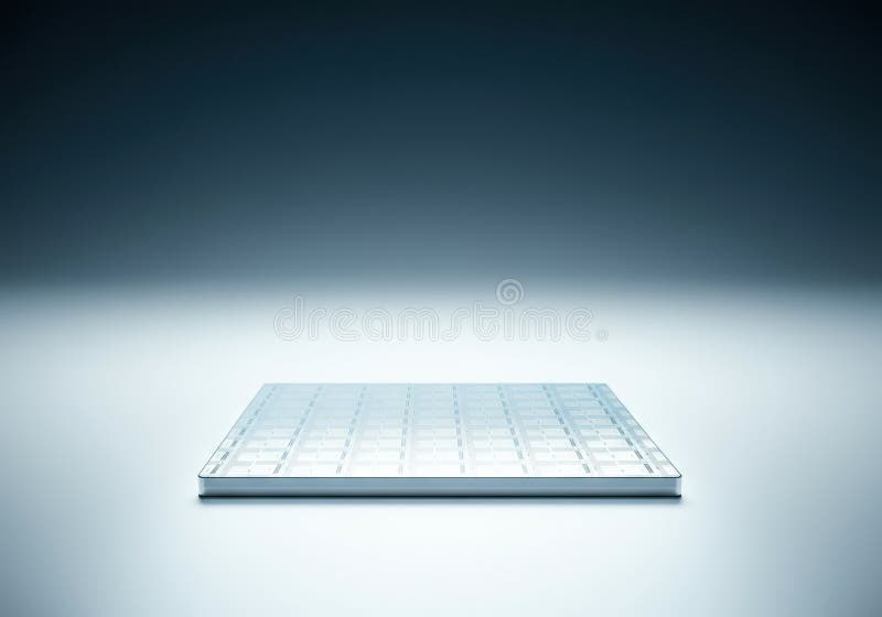 Clean Mockup of a Transparent Display on a Minimalistic Background ...