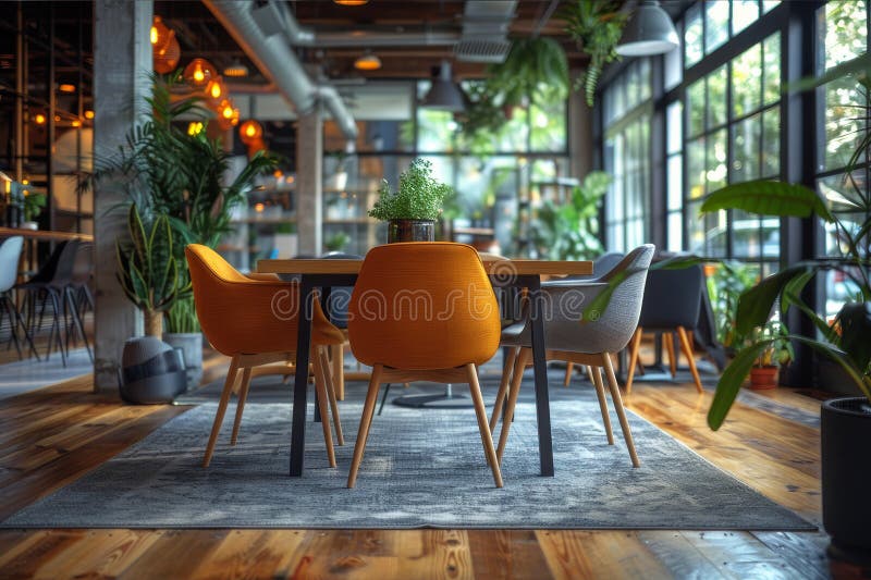 Sleek Co-working Space Featuring High-tech Zones for Tech Startups and ...
