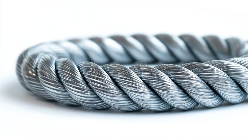 Coiled Cable White Surface Isolated Background Stock Photos - Free ...