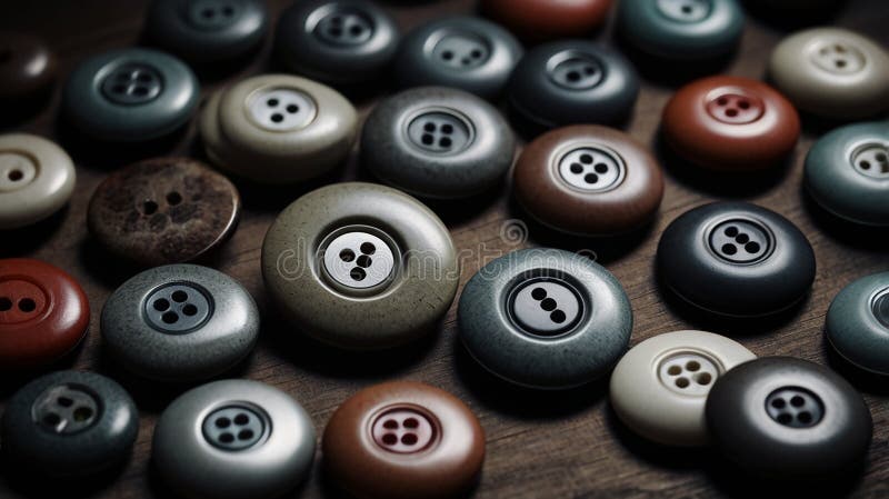 Collection of Round Contact Buttons User Interface Design Digital ...