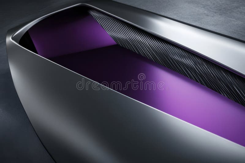 Sleek Combination Charcoal Gray Deep Purple Silver Smooth Gradients ...