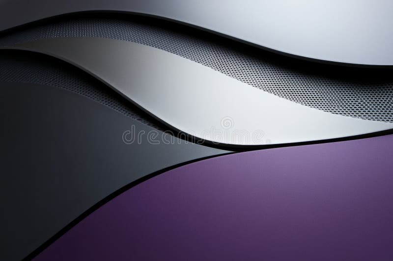 A Sleek Combination of Charcoal Gray, Deep Purple, and Silver with ...