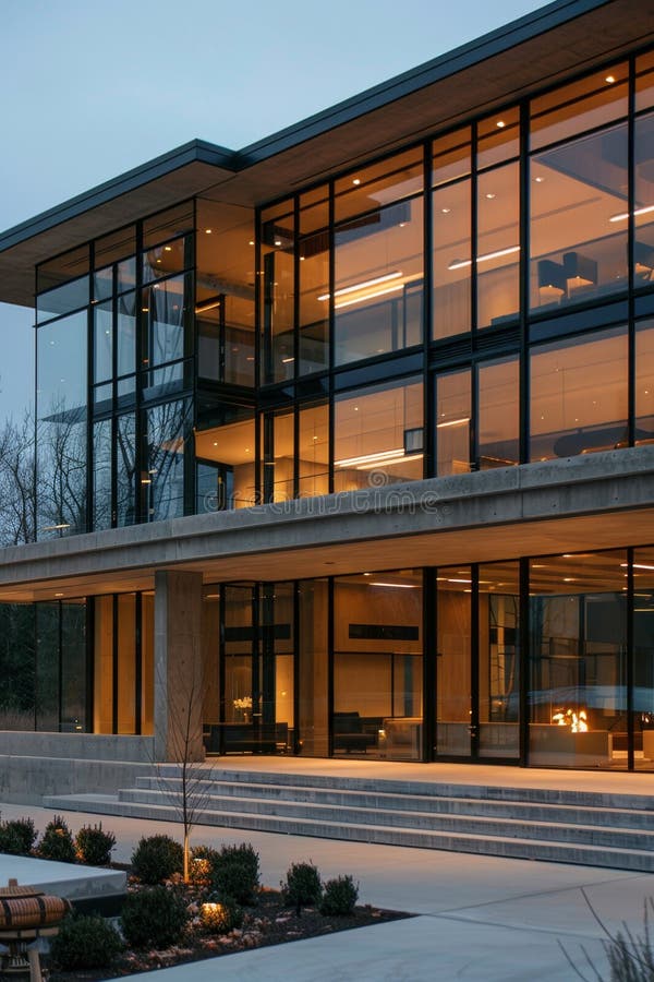 Sleek, Contemporary Architect-designed Building with Large Glass ...