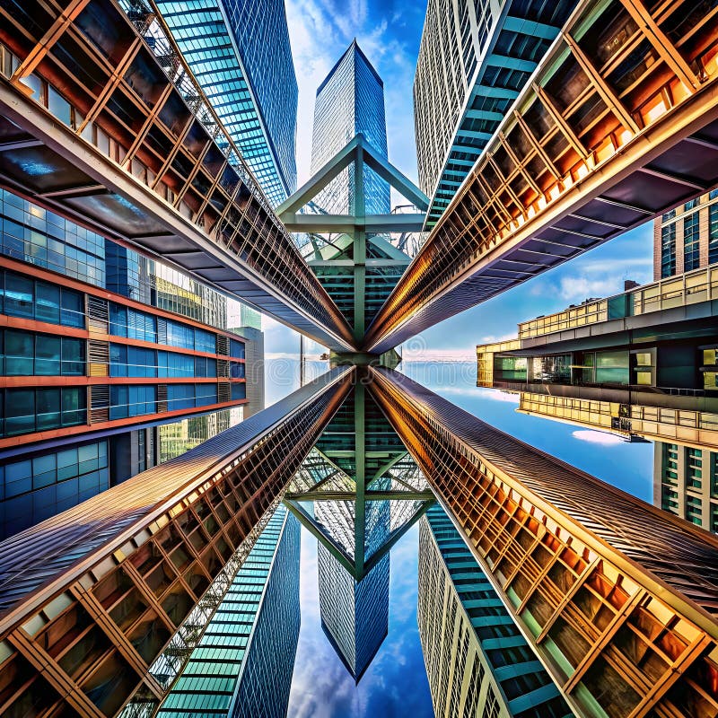 A Sleek Contemporary Building Features Smooth Surfaces and Minimalist ...