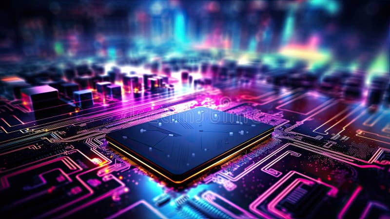 Futuristic Cool Technology Backgrounds Stock Illustration ...