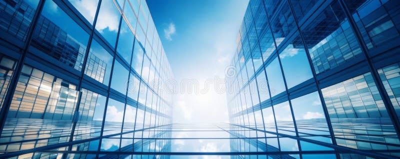 Sleek Corporate Headquarters. Symbol of Modern Business Headquarters ...