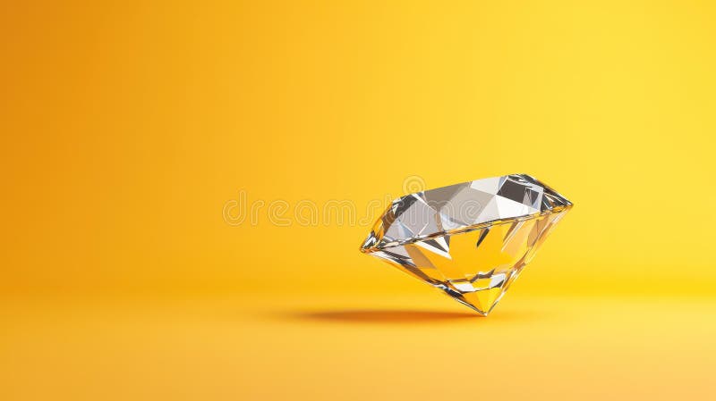 A Sleek 3D Diamond Render Icon with Modern Textures, Perfect for Adding ...