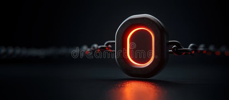 Sleek 3D Visual Featuring Glowing Zero Tolerance Symbol, Emphasizing ...