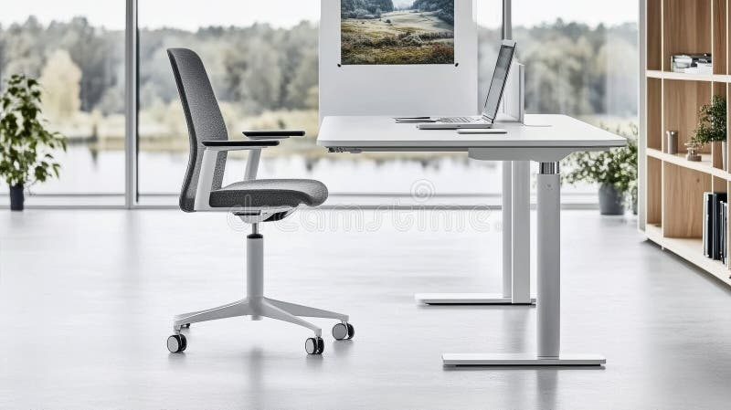 Sleek Design Elements Characterize this Stylish 3D Modern Office ...